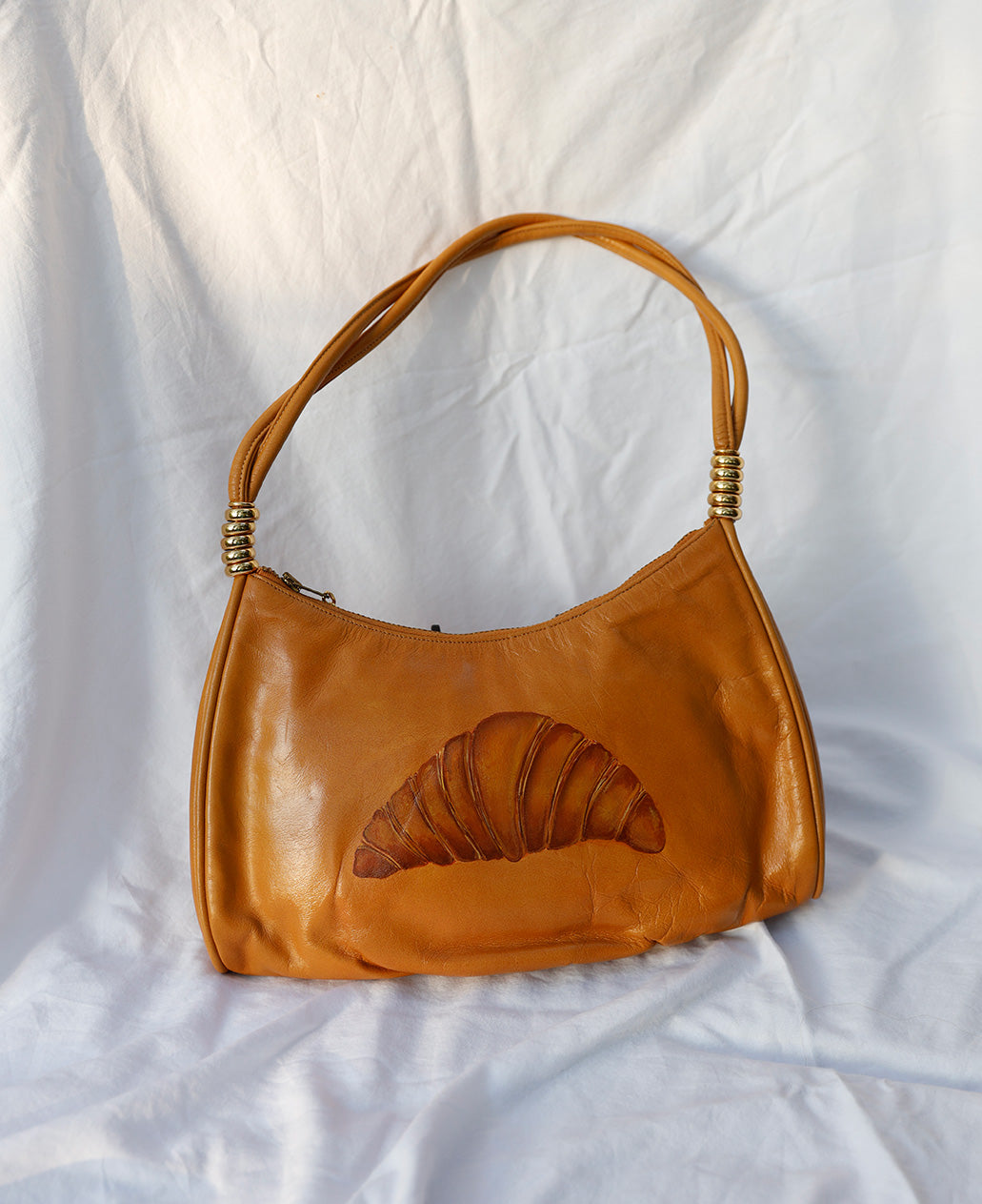 Hand-Painted Croissant Purse - Panache
